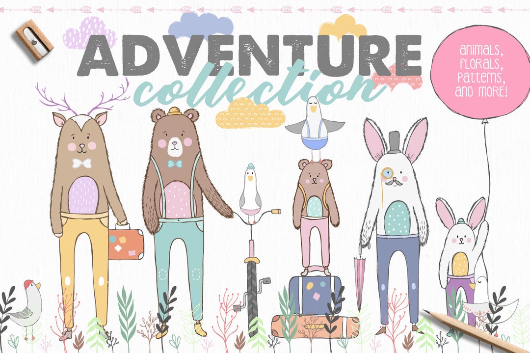 Adventure Clipart Collection - Kids PNG - Children Boy and Girl Clipart ...