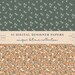 Unique Botanic Digital Paper Set Scrapbook Paper Seamless - Etsy