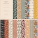 Unique Botanic Digital Paper Set - Scrapbook Paper - Seamless Patterns ...