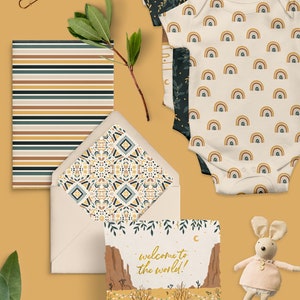 Southern Digital Paper Set - Scrapbook Paper - Seamless Patterns ...