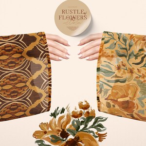 Rustle of Flowers - Gouache Digital Clipart - Individual PNG Files ...