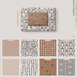 Lady Stardust Digital Paper - Modern Scrapbook Paper - Seamless ...