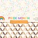 Pride Month Digital Papers - Commercial Use - Scrapbook Paper ...