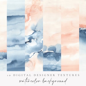 Digital Textures - Watercolor Paper - Ombre Watercolor - Watercolor ...