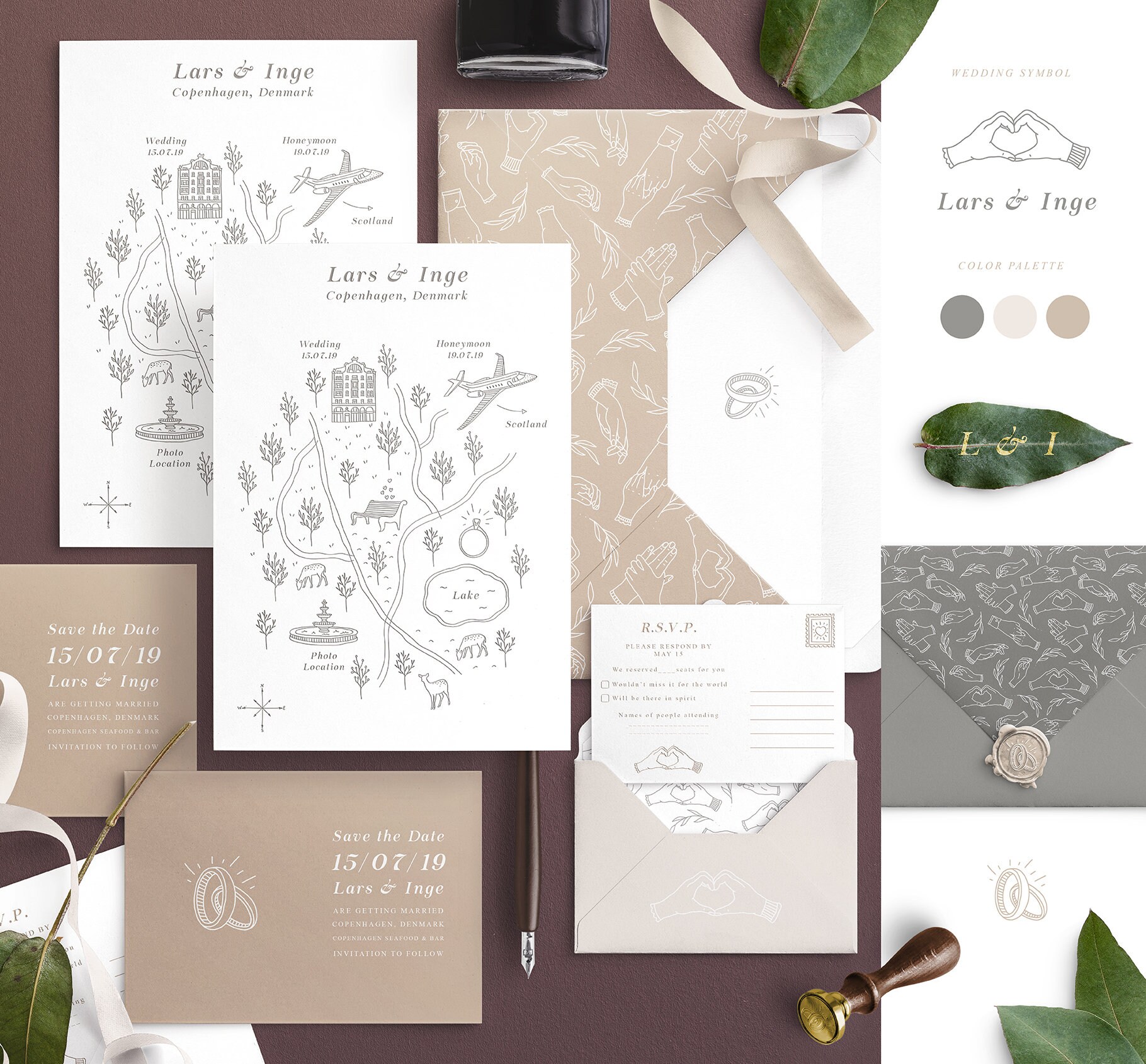 Wedding Map Creator Venue Clipart Destination Wedding | Etsy