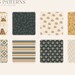 Southern Digital Paper Set - Scrapbook Paper - Seamless Patterns ...