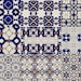Intense Blue Digital Paper - Scrapbook Papers - Seamless Patterns ...