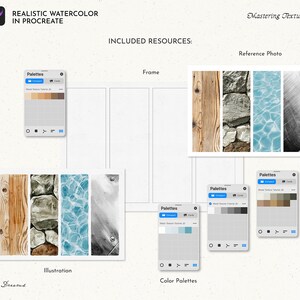 Tutorial Realistic Watercolor in Procreate Mastering Textures - Procreate Watercolor - Drawing ...