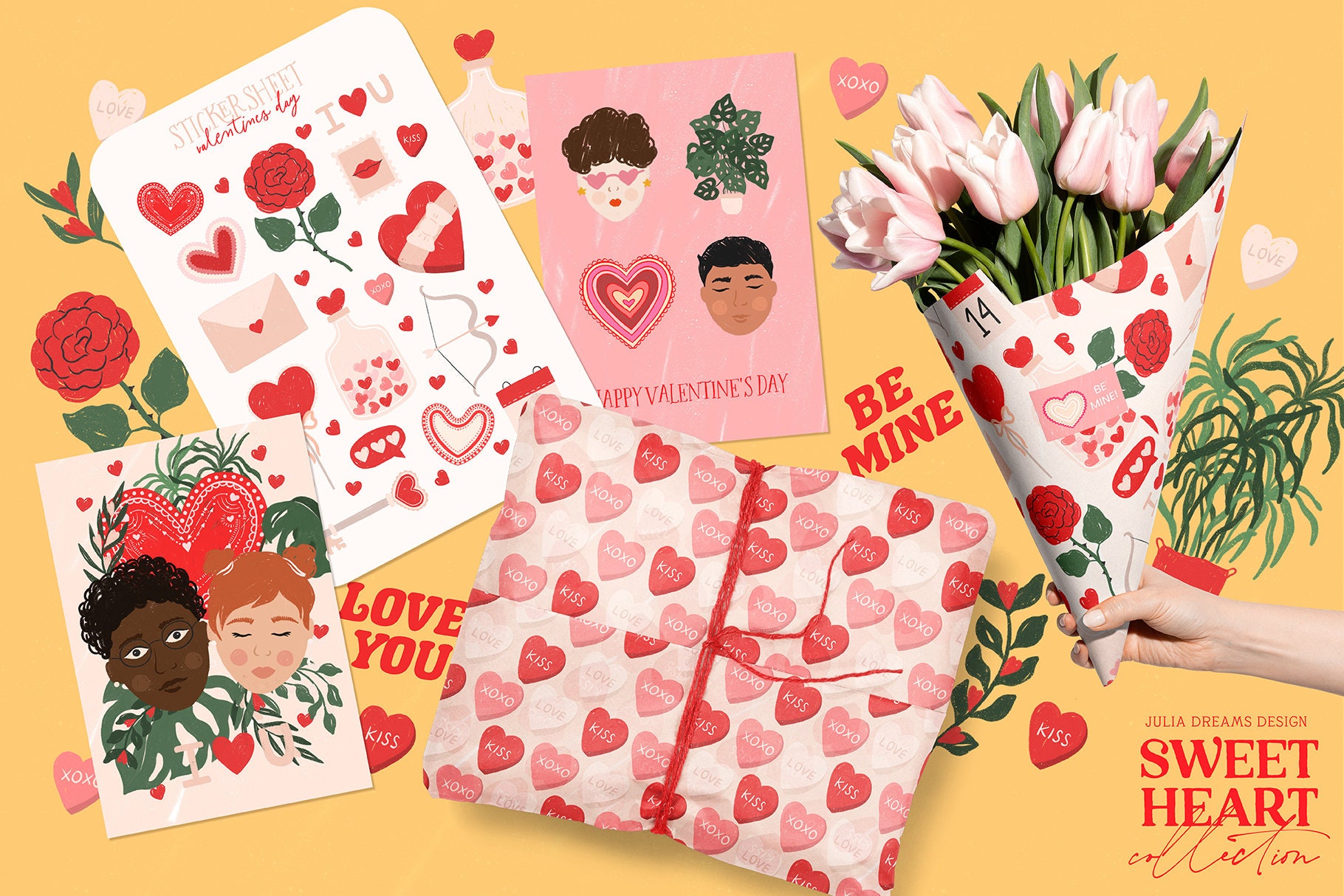 Sweetheart Digital Clipart Valentines Download Love - Etsy