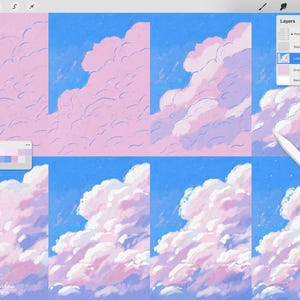 Realistic Oil Pastel Procreate Brushes - Painting Kit for Procreate ...