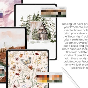 Procreate Color Palette Bundle - 234 Color Swatches iPad - iPad ...