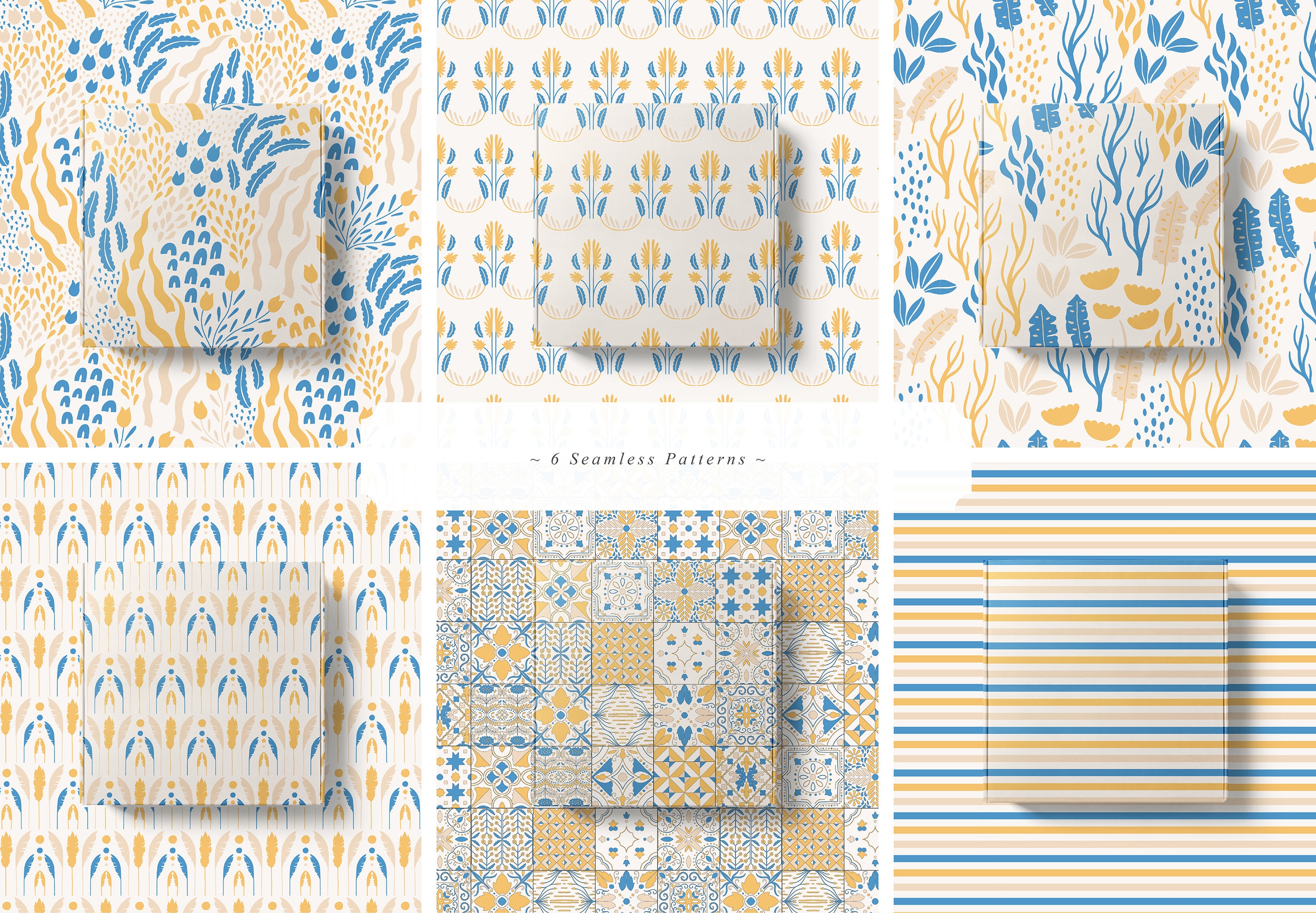 South Dream Digital Papers Scrapbook Paper Set Seamless - Etsy