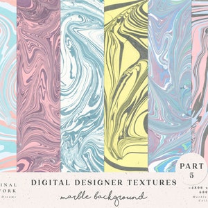 Marble Digital Textures 5 - Watercolor Paper - Ombre Watercolor ...