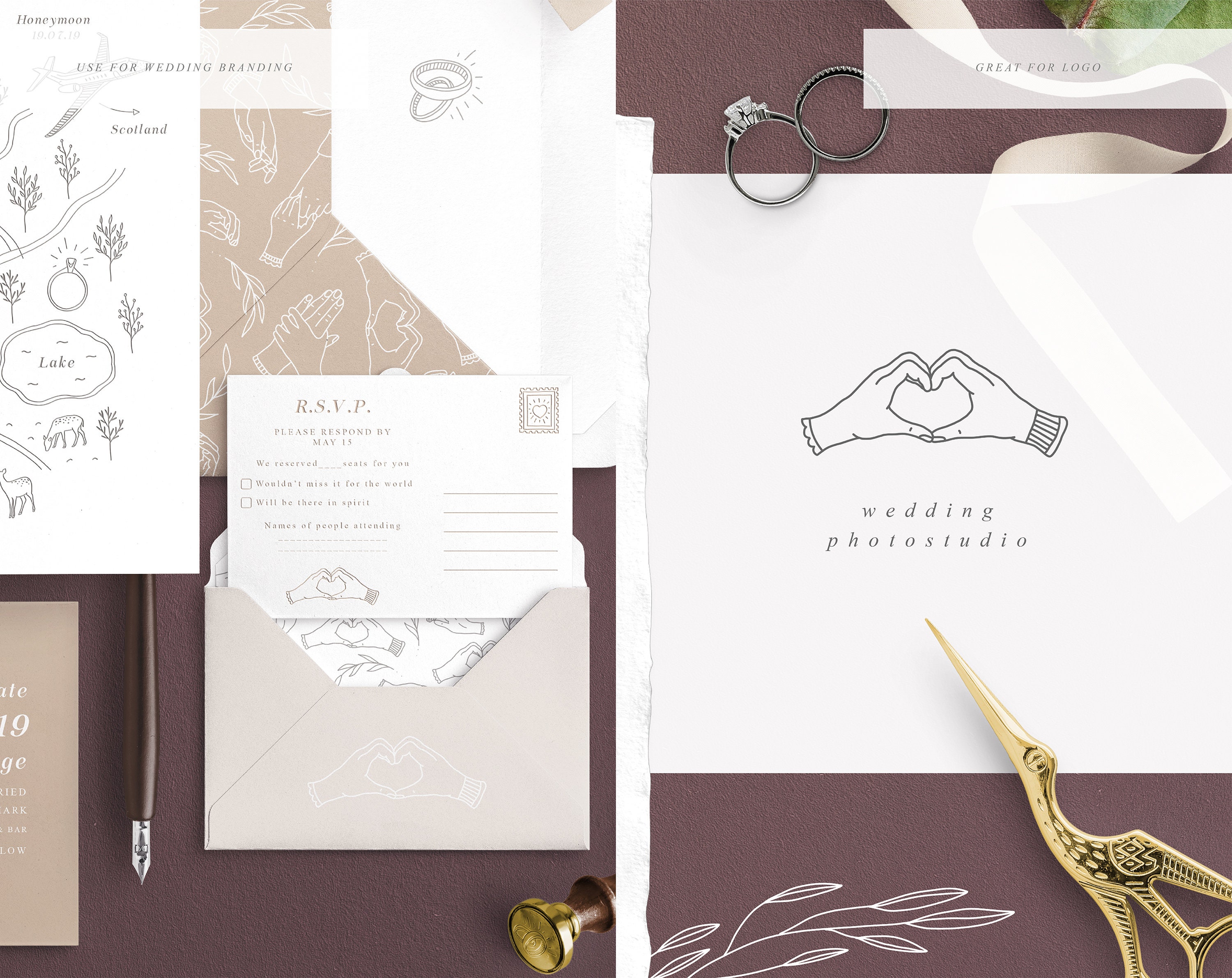 Hands Digital Illustration Icons Clipart Hand Gestures - Etsy