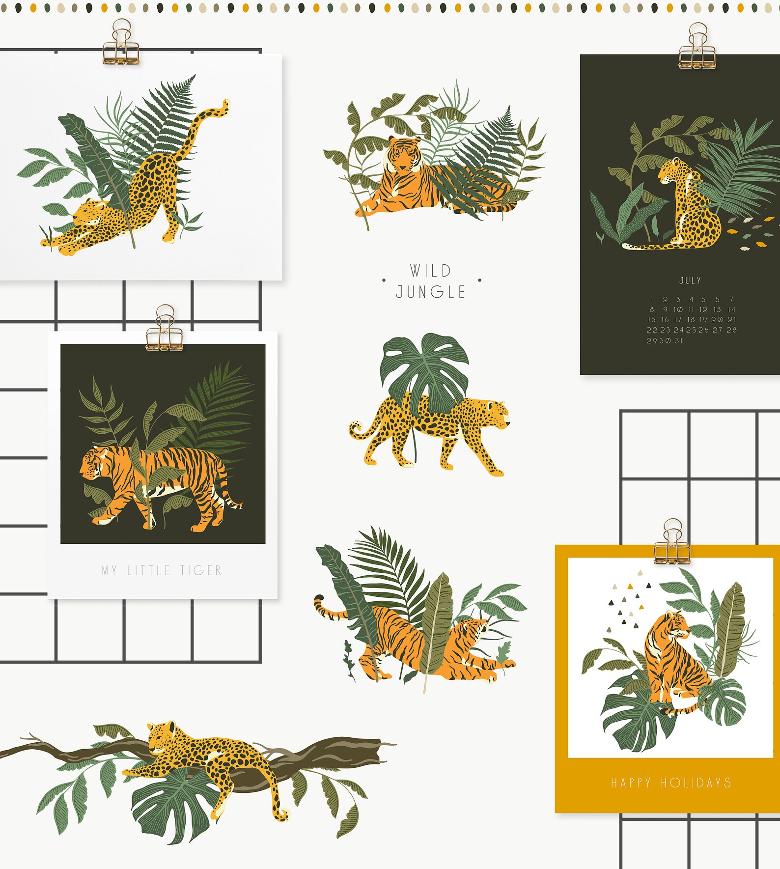 Leopard and Tiger Elements Wedding Invite Animals - Etsy