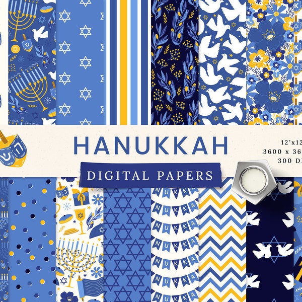 Dreidel Wrapping Paper - Etsy