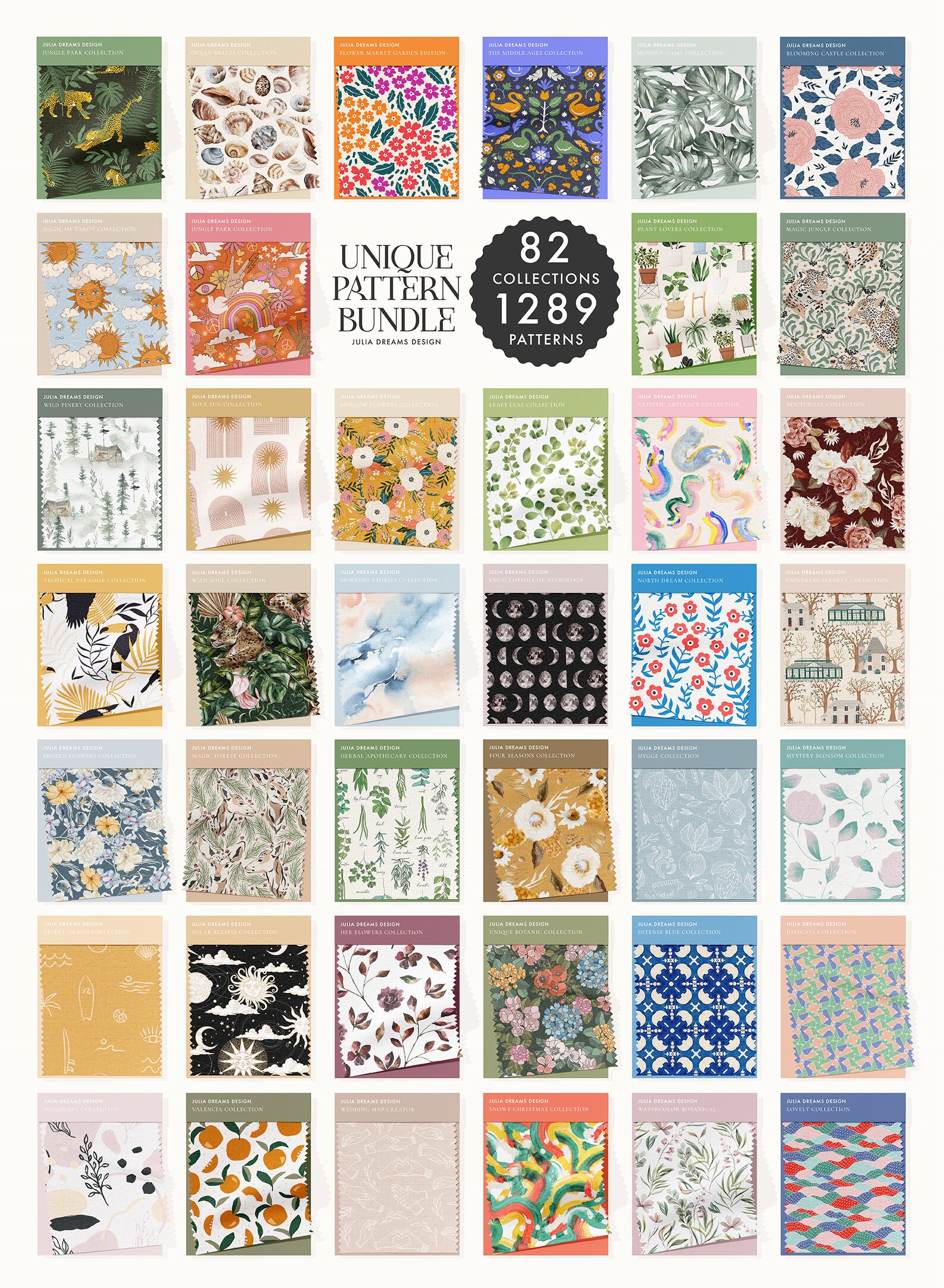 Unique Digital Paper Bundle Seamless Patterns Printable - Etsy