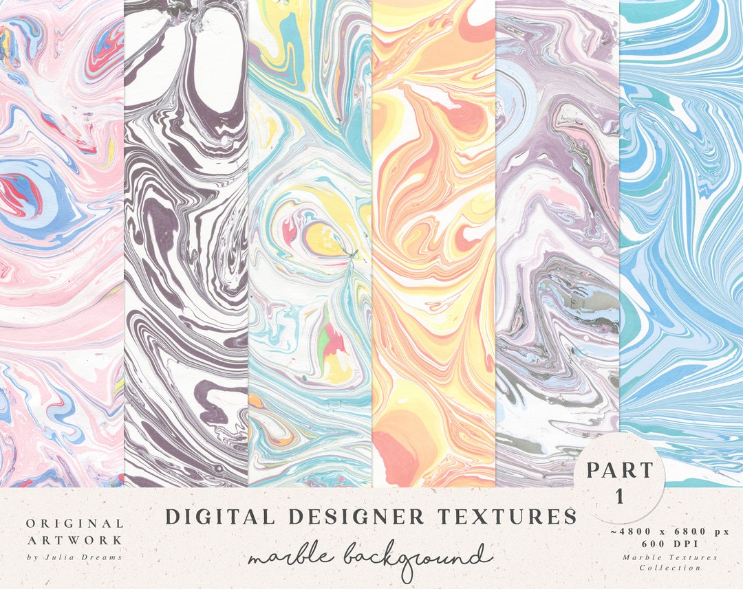 Marble Digital Textures 1 - Watercolor Paper - Ombre Watercolor ...