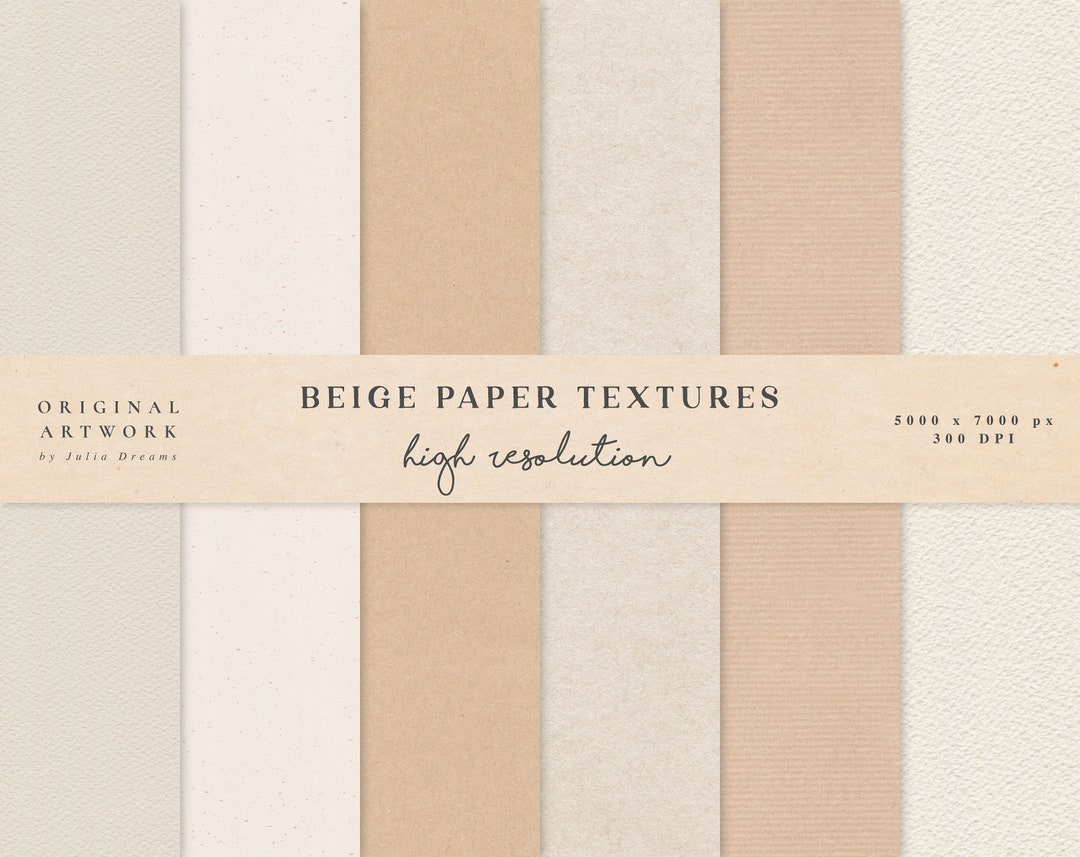Beige Paper Textures - Neutral Textures Beige Background - Digital ...