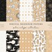 Digital Paper Solar Eclipse - Scrapbook Papers - Seamless Patterns ...