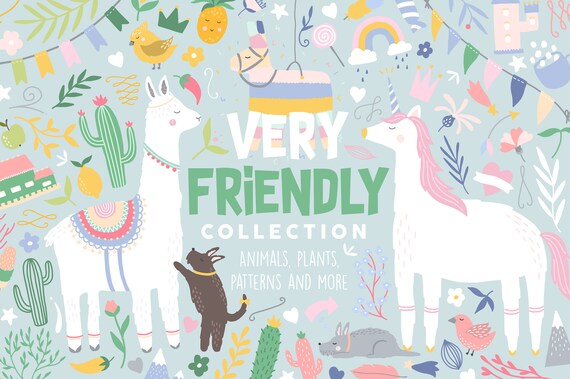 Very Friendly Digital Clipart Individual PNG Files Baby | Etsy