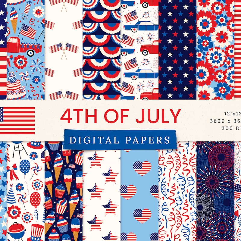 Patriotic Papers - Etsy
