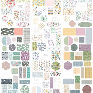 Digital Paper Bundle - Seamless Patterns - Printable Scrapbook ...