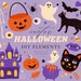 Halloween Clipart Set - Commercial Use - Instant Download - SVG PNG ...