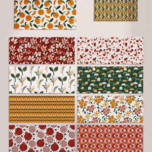 Valencia Digital Paper - Scrapbook Paper - Seamless Patterns - Digital ...
