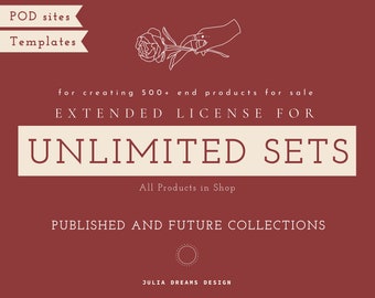 Extended License Unlimited Collections for All Products in Shop by ...