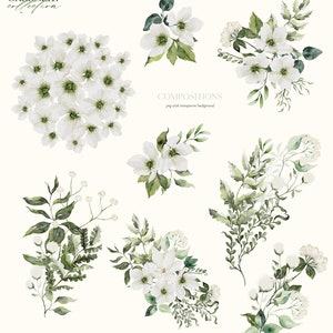 Greenery Floral Bouquet 2 - Floral Logo Clipart - Arrangements ...