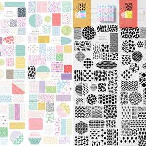 Digital Paper Bundle - Seamless Patterns - Printable Scrapbook ...