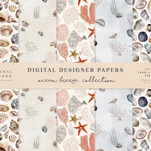 Jungle Digital Paper Scrapbook Paper Seamless Patterns - Etsy