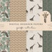Giraffe Digital Papers Commercial Use Scrapbook Paper | Etsy
