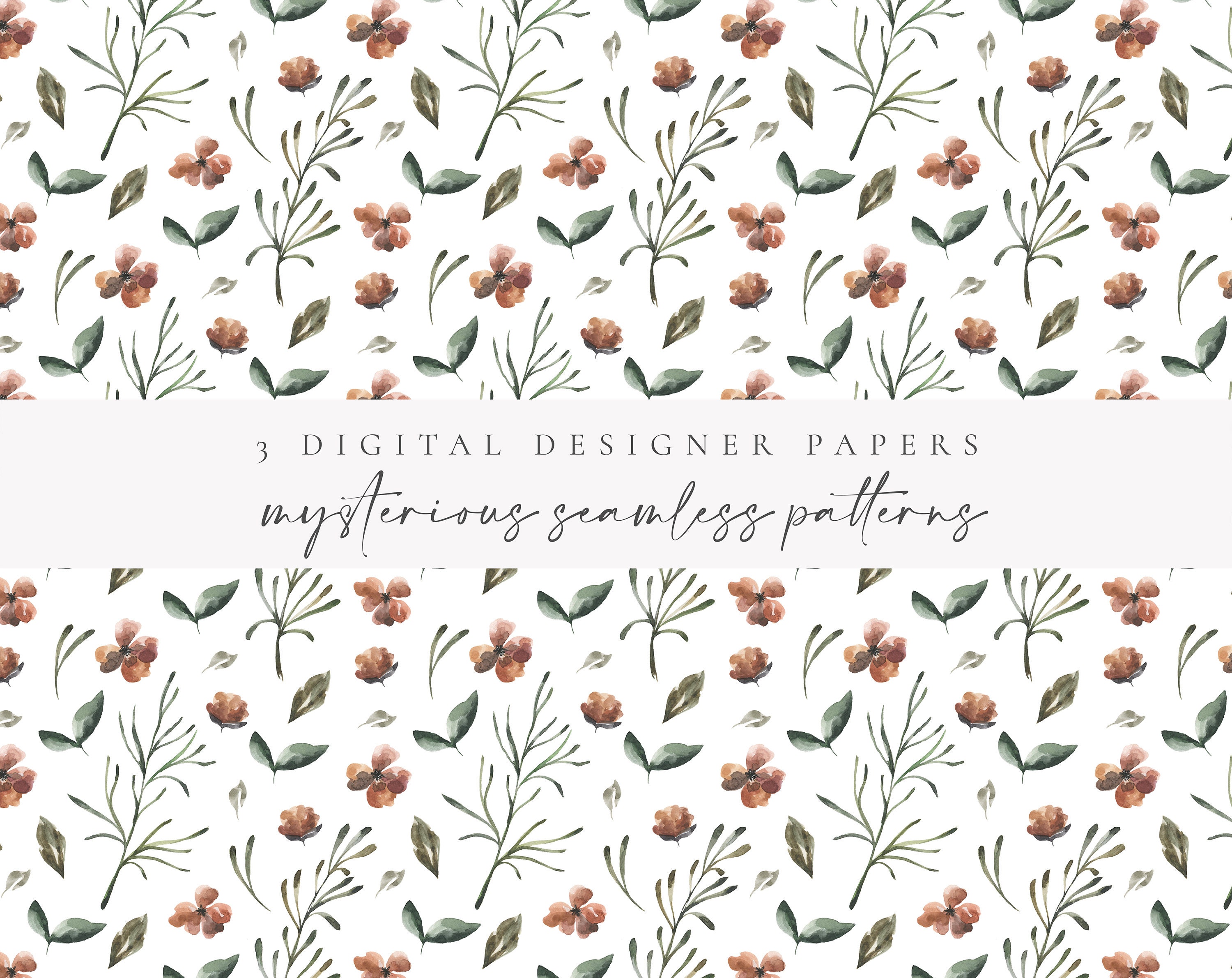 Digital Paper Scrapbook Papers Seamless Patterns Digital - Etsy