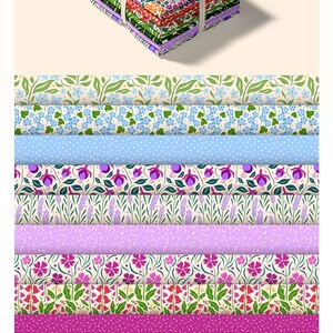 Flower Gallery Garden Digital Papers - Part 1 - Scrapbook Paper ...