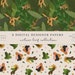 Nature Leaf Digital Paper - Scrapbook Paper - Seamless Patterns ...