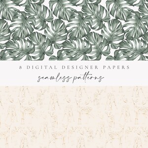 Digital Paper - Scrapbook Papers - Seamless Patterns - Digital ...