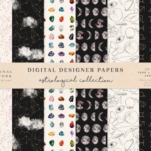 Celestial Gold Velvet Digital Paper Seamless Printable - Etsy