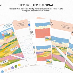 Realistic Oil Pastel Procreate Brushes - Painting Kit for Procreate ...