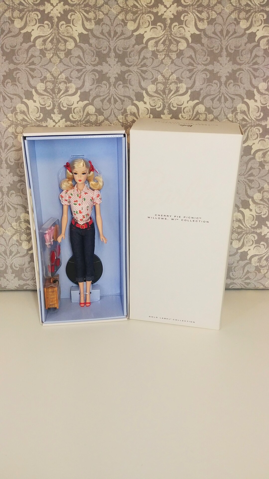 Gold Label Barbie Doll Cherry Pie Picnic Barbie Doll Willows Wisconsin ...