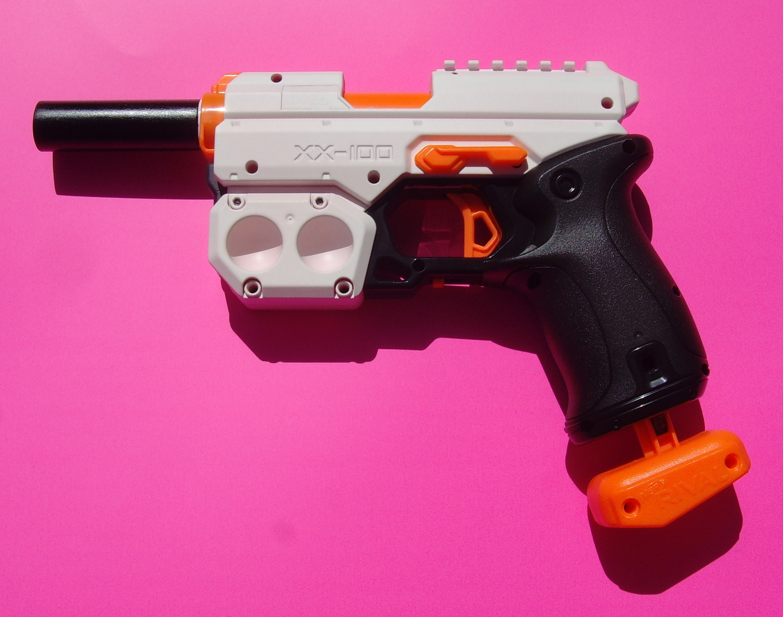 White Painted Nerf Rival Knockout K25 Spring Install Custom | Etsy