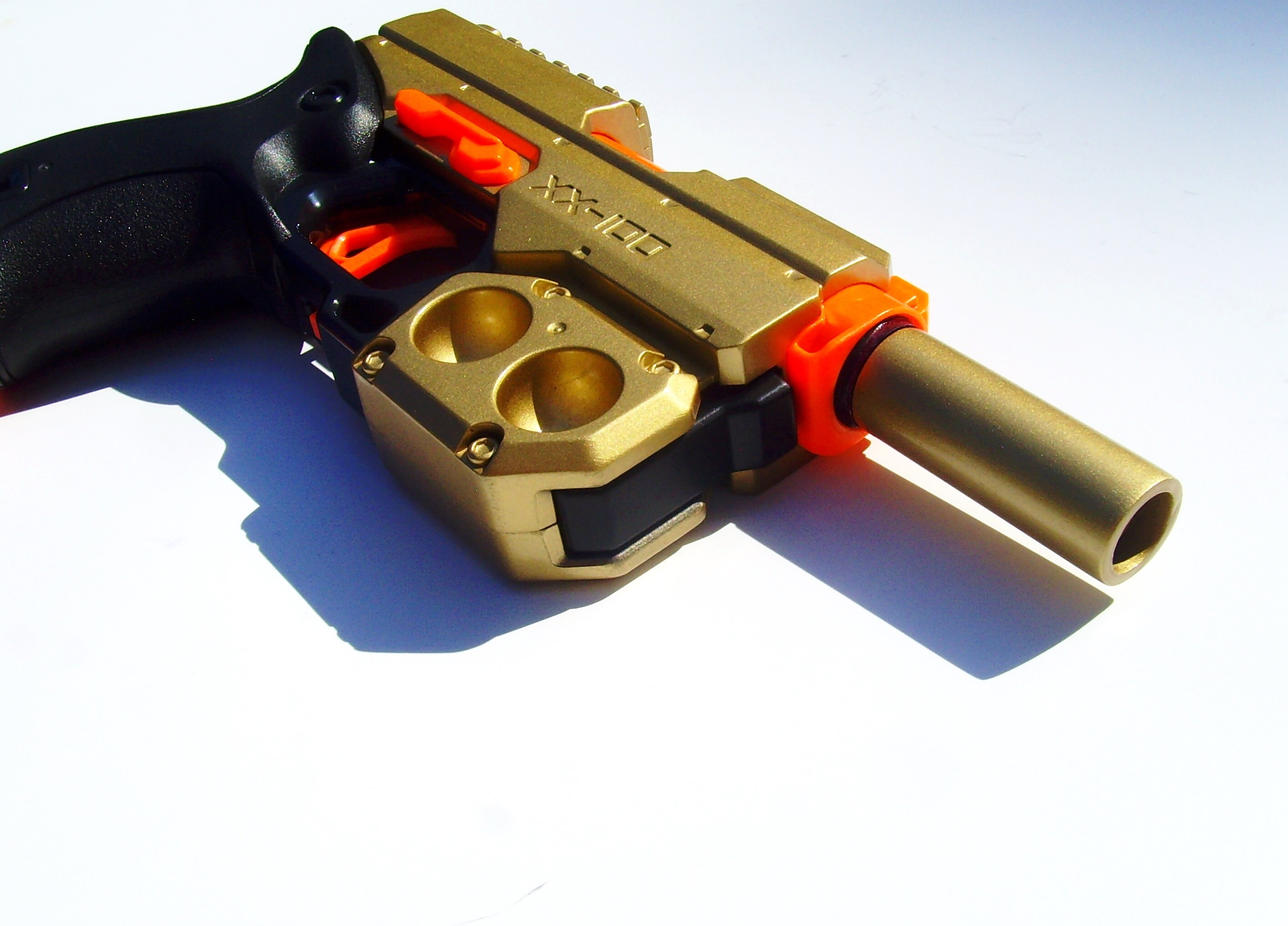 GOLD Painted Nerf Rival Knockout Gun K25 Spring Install | Etsy