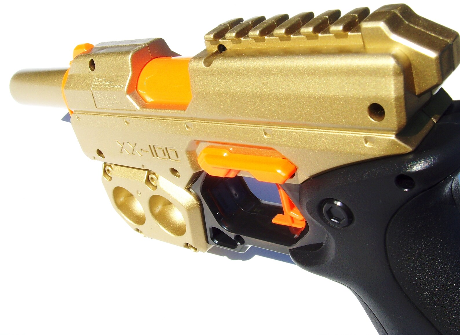 GOLD Painted Nerf Rival Knockout Gun K25 Spring Install | Etsy