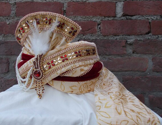 Indian Groom Multi Color Safa Pagri Turban Wedding Wear | Etsy