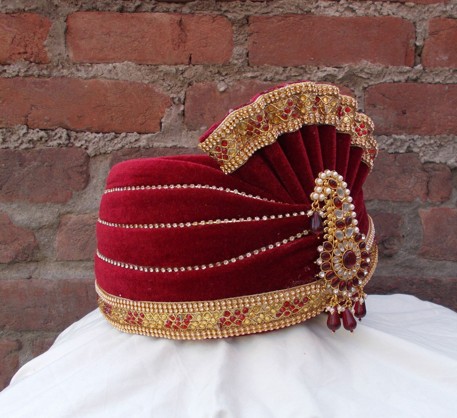 Men Hat Indian Wedding Turban Designer Handmade Traditional - Etsy