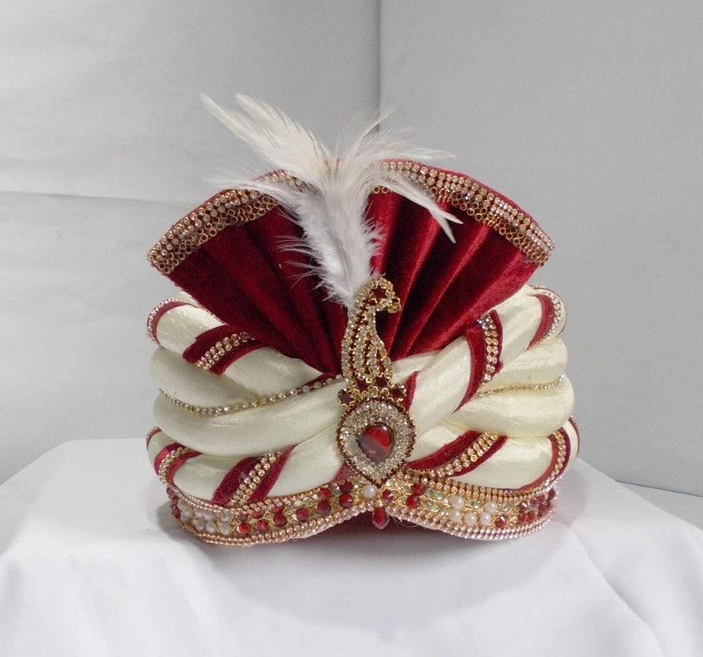 Bridegroom Turban/safa Includes Kalangi for Indian Wedding - Etsy