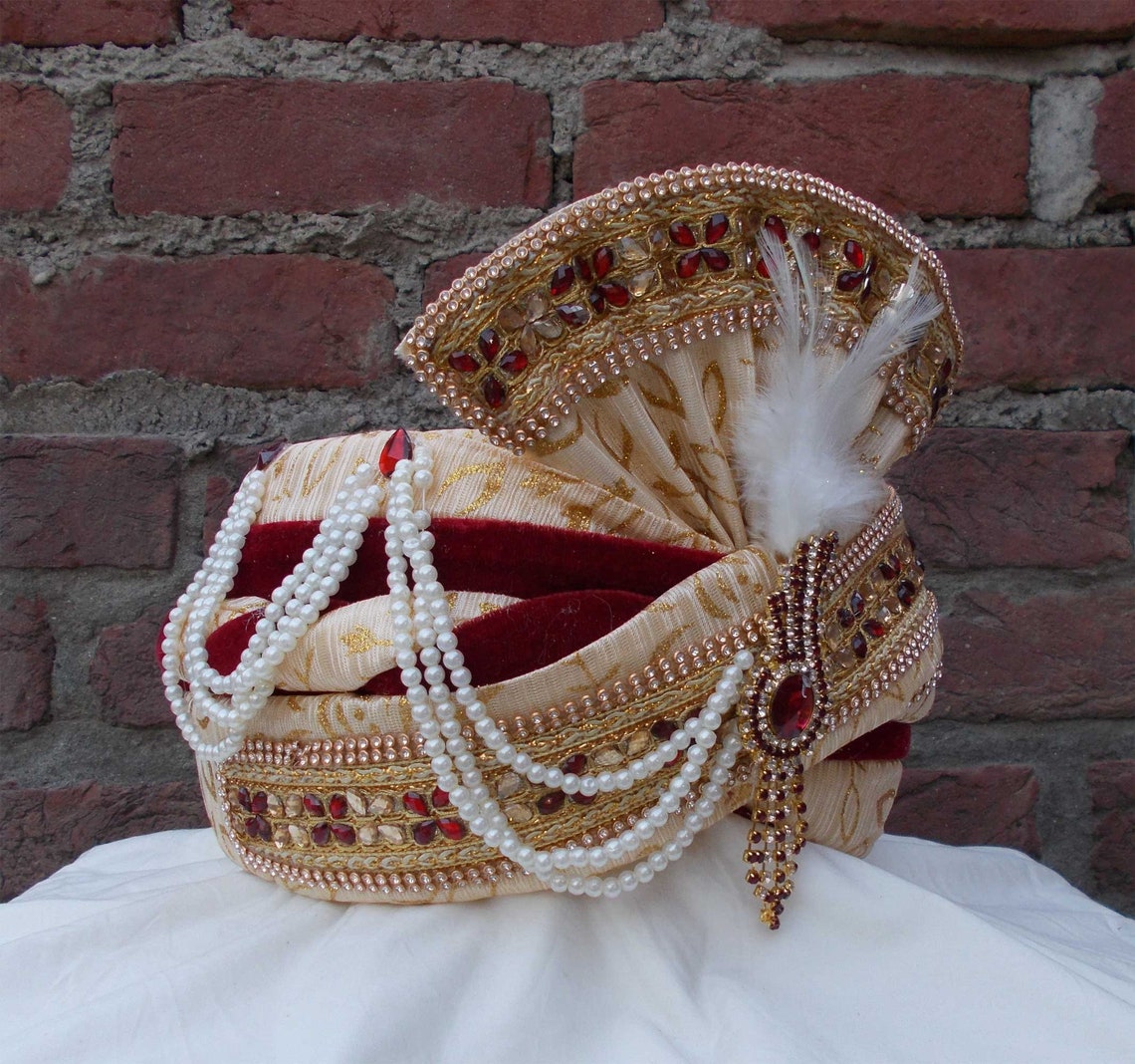 Indian Groom Multi Color Safa Pagri Turban Wedding Wear - Etsy