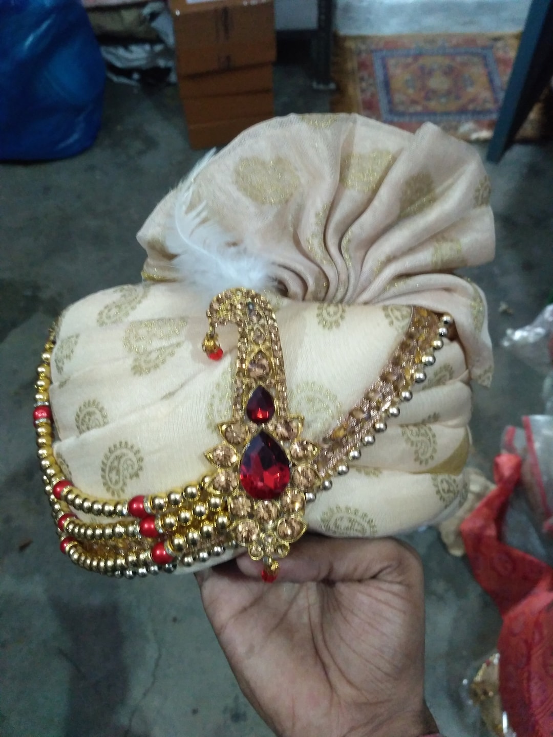 Rajasthani Jodhpuri Safa Turban Headwear Hat Cap Ethnic Indian Pagri ...