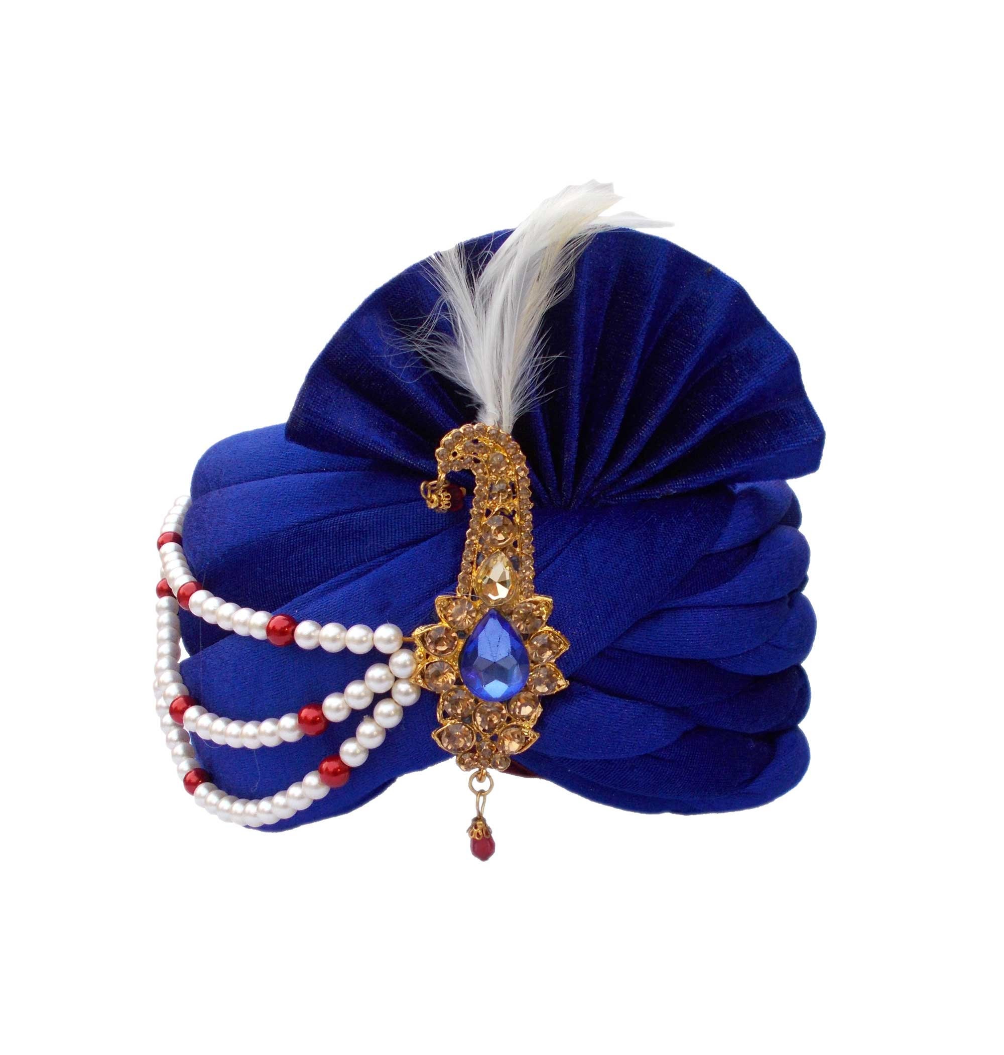 Indian Wedding Men Pagri Safa Royal Maharaja Look Made of Velvet Fabric ...